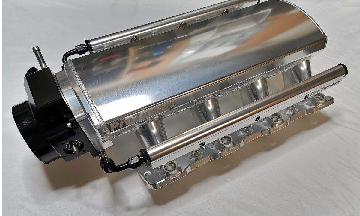 LS LSX LS1 LS2 LS6 LOW SHORT Intake Manifold / Fuel Rail / Throttle Bo ...