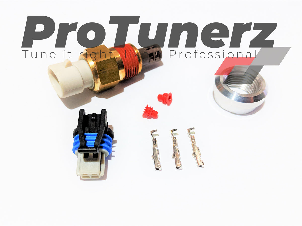 GM Open Element IAT Sensor with Connector + Aluminum Bung – Pro TunerZ